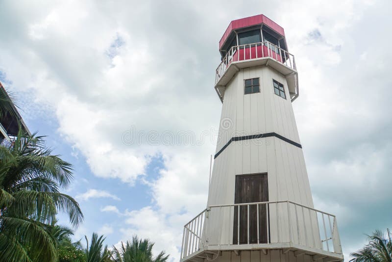Lighthouse In Tropical Garden On Grenada Island Stock Image - Image of ...