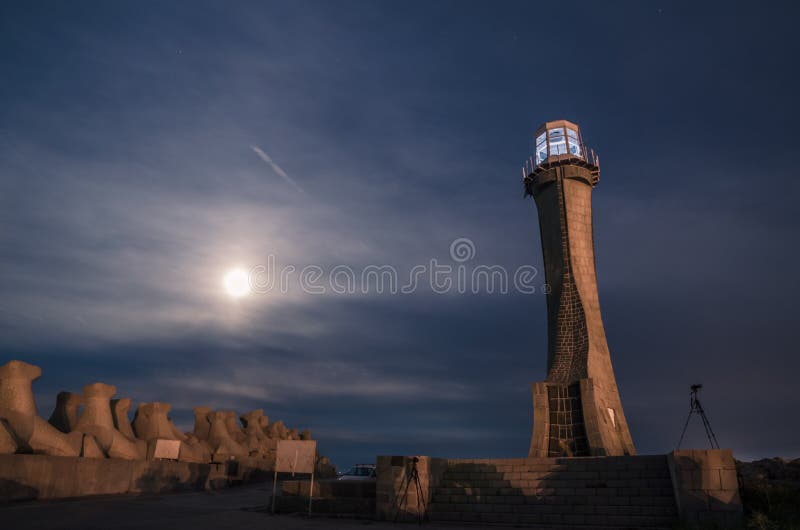 The Old Lighthouse from the Constanta, Romania Stock Photo - Image of ...
