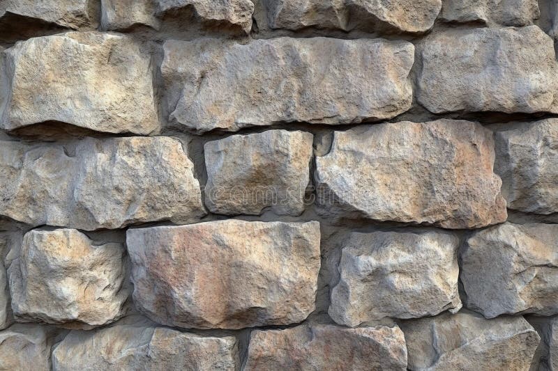 Rough White Limestone Wall Texture with Natural Shadows. Artificial ...