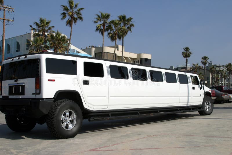 White limousine stock image. Image of luxury, angeles - 2077923