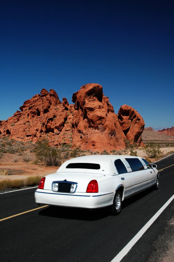 White Limousine stock image. Image of sand, limousine - 5870145