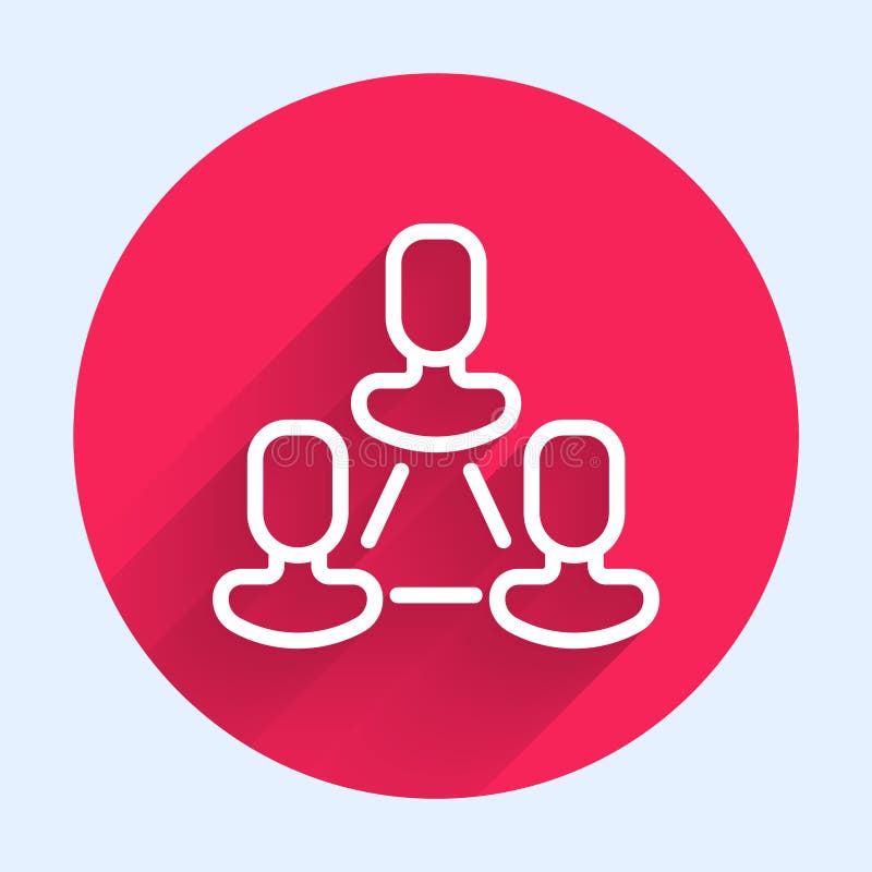 White Line Business Hierarchy Organogram Chart Infographics Icon ... White Line Business Hierarchy Organogram Chart Infographics Icon ...