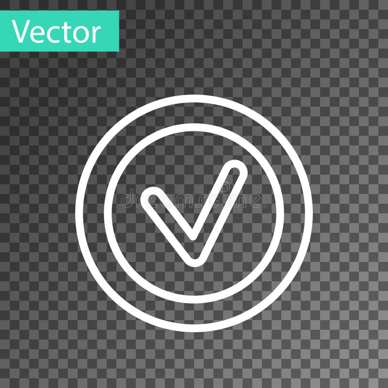 White Check Mark Transparent Background Stock Illustrations – 1,229 ...
