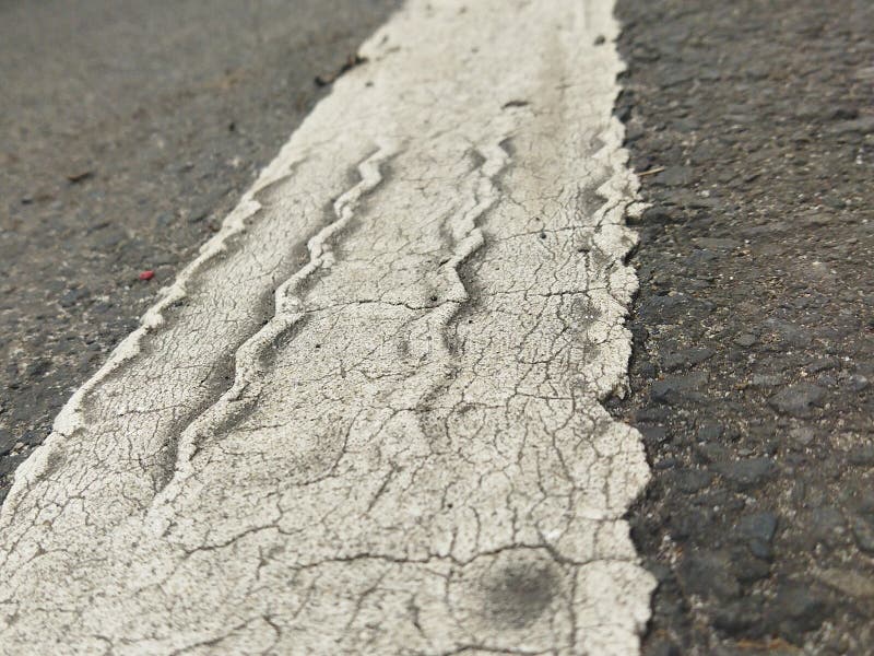 White Line Close Up Texture Pattern Aging Cracking Stock Photo - Image ...