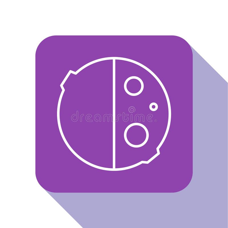 Sun Eclipse Purple Color Fire Dark Background Vector Moon Design Style ...