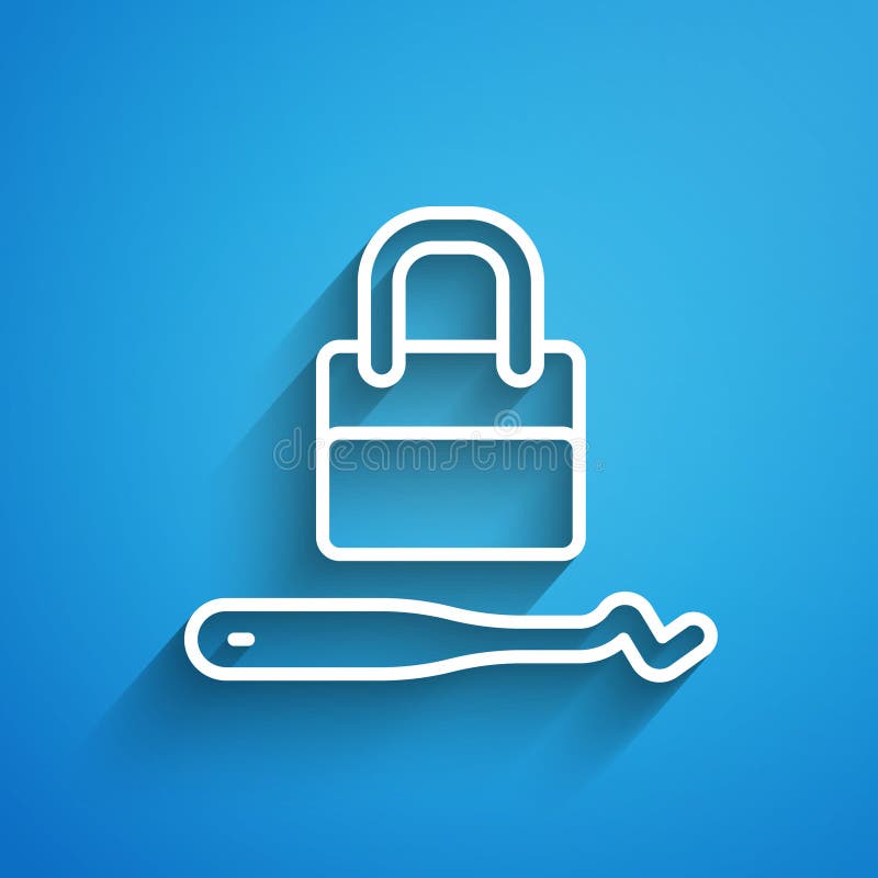 Lock Picks Icon, Cartoon Style Stock Vector - Illustration of lockpick ...