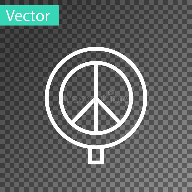 White Peace Icon Transparent Background Stock Illustrations – 792 White ...