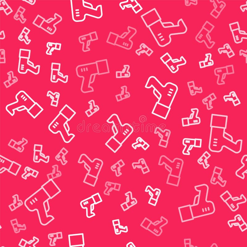 Bar Line Icon Seamless Red Pattern Stock Illustrations – 951 Bar Line ...