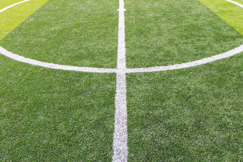White Line on the Soccer Field Stock Image - Image of lawn, goal: 66495287