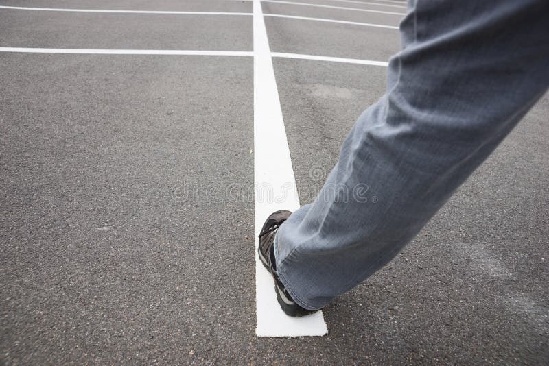 White line on street stock image. Image of roadside, street - 58802549