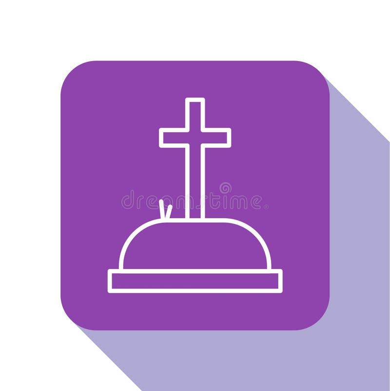 Purple Cross Christian White Background Stock Illustrations – 595 ...