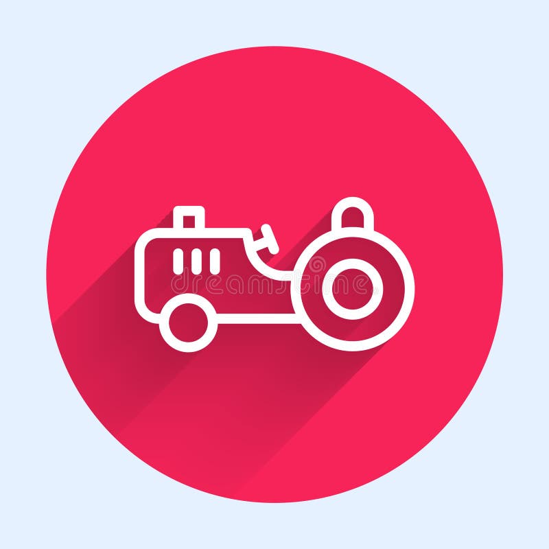 Tractor and circle stock vector. Illustration of round - 231279022