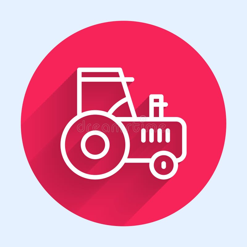 Tractor and circle stock vector. Illustration of round - 231279022