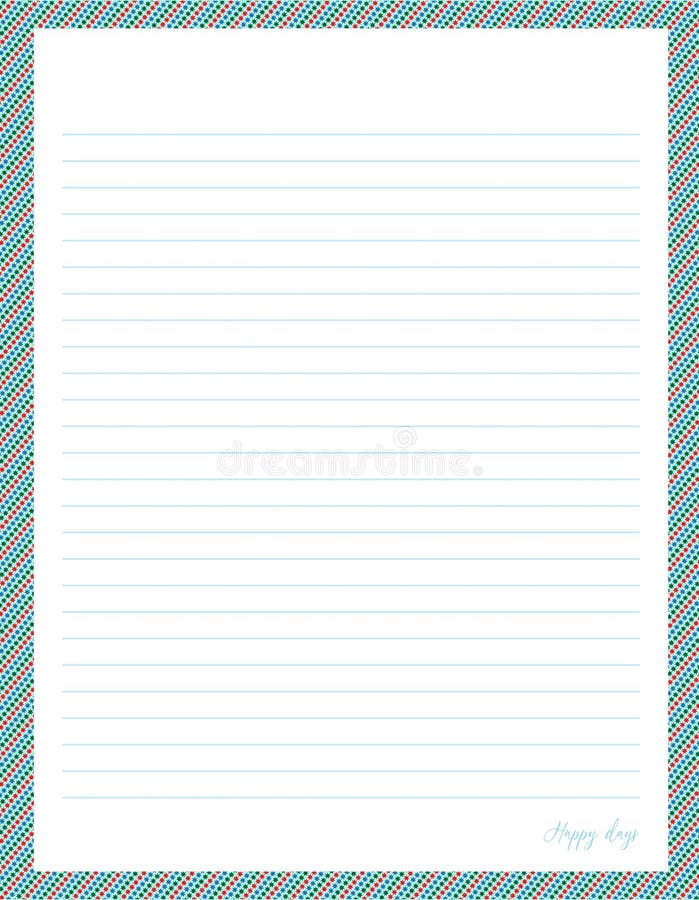 White Lined Notebook Paper Stock Illustrations – 11,088 White Lined ...