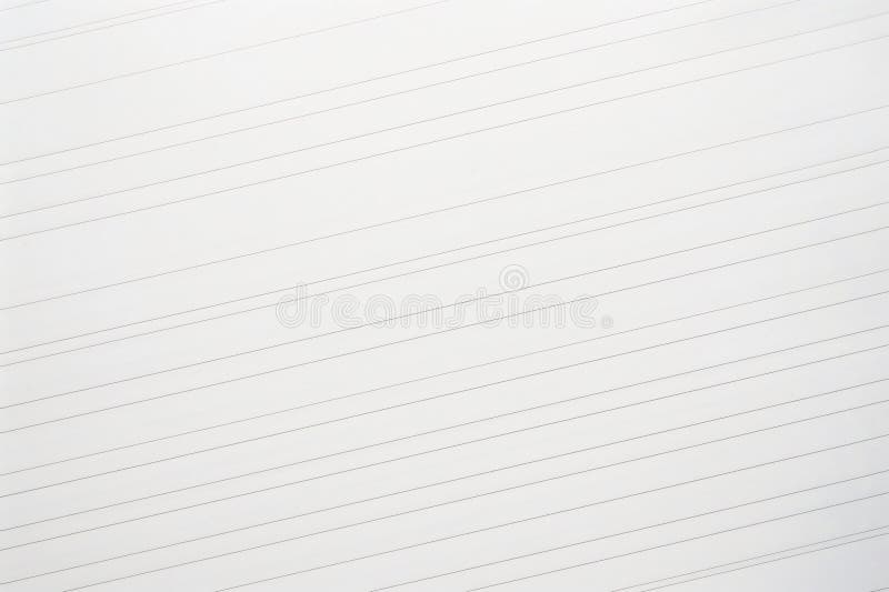 White Lined Paper Notebook Texture Background Stock Illustration ...