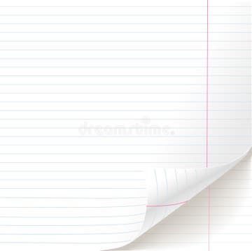 College Ruled Lined Paper Stock Illustrations – 508 College Ruled Lined ...