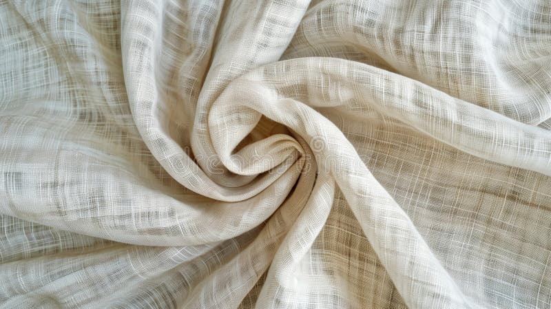 White Linen Fabric. Flowy Texture Background Stock Illustration ...