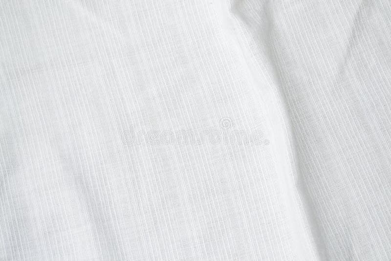 White Linen Fabric Texture Creased or Background. Stock Photo - Image ...