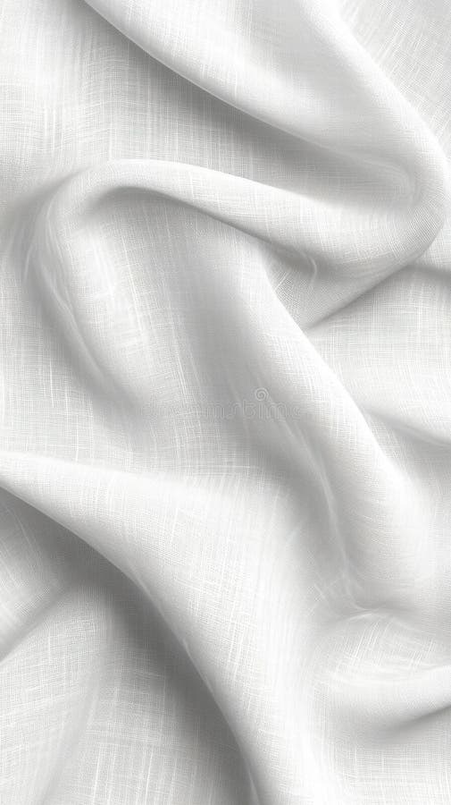 White Linen Fabric Texture - Soft, Draped, and Elegant Stock Photo ...