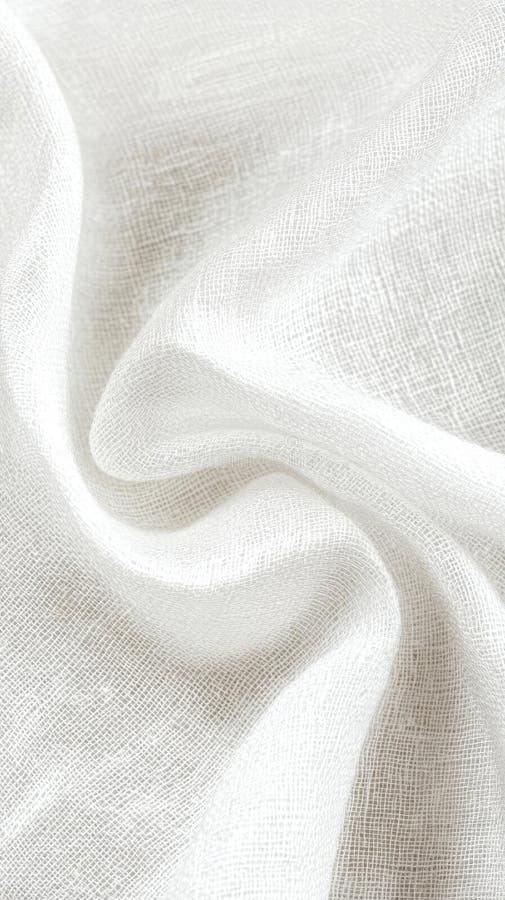 White Linen Fabric Texture - Soft, Smooth, and Elegant Stock Photo ...