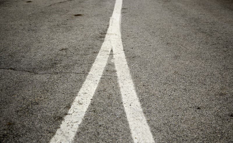 Double White Lines On The Asphalt Road Stock Photo - Image of line ... Double White Lines On The Asphalt Road Stock Photo - Image of line ...