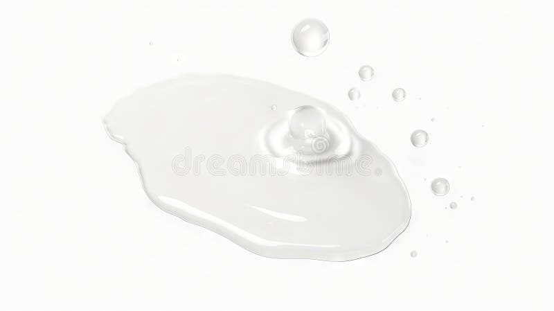 A White Liquid is Falling Down on a Surface Stock Photo - Image of ...