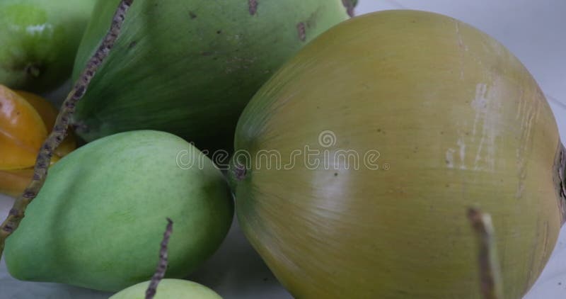 White Liquid Flows Out of Jackfruit Picking Jackfruit from a Tree Man ...
