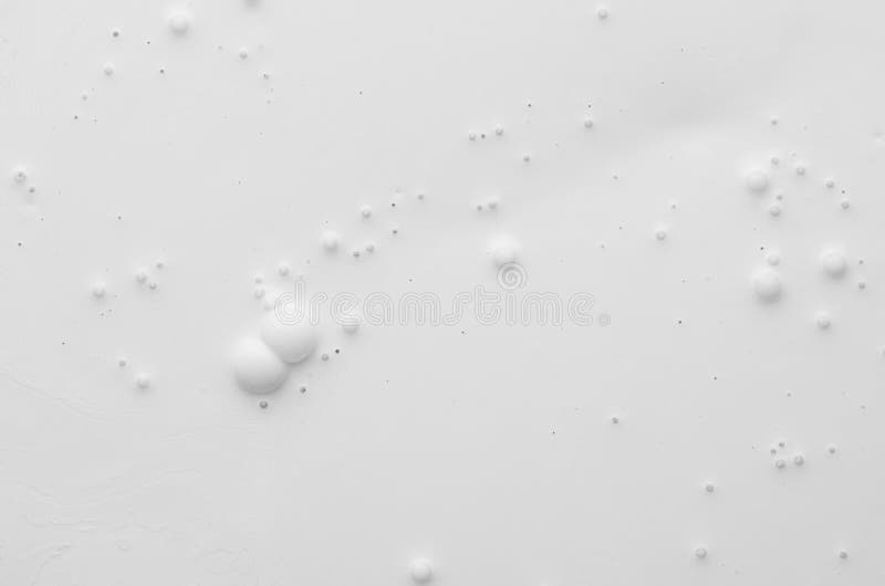 White Liquid Paint Texture with Random Bubbles and Stains As Modern ...