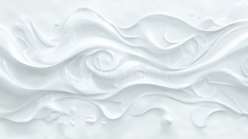 White Liquid Texture Background, Smooth and Clean Design for Modern ...