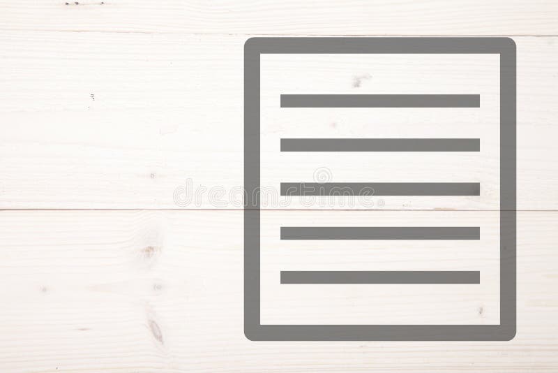 White List on Wooden Background Stock Photo - Image of choice ...