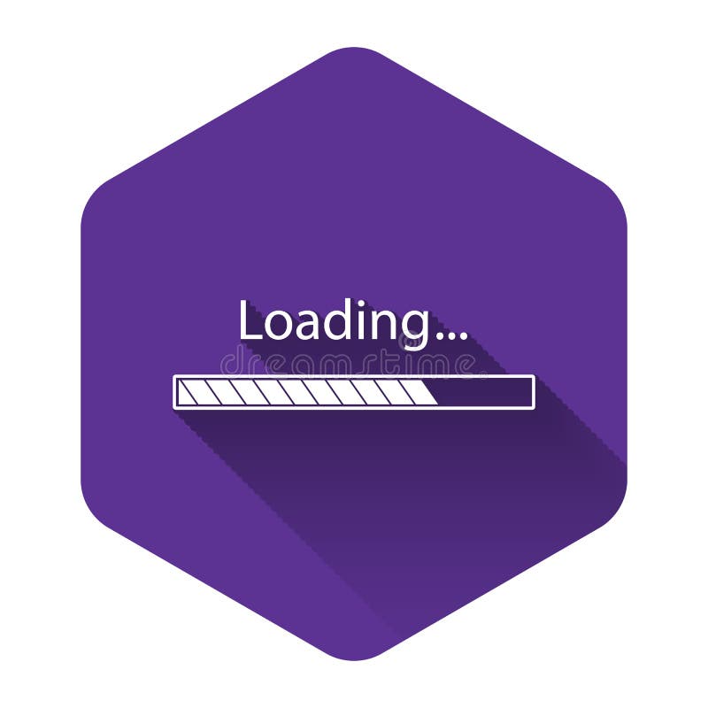 White loading bar stock vector. Illustration of progress - 153610536