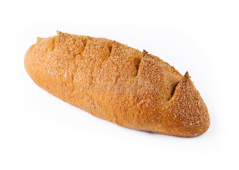 White loaf bread isolated stock photo. Image of meal - 268741382