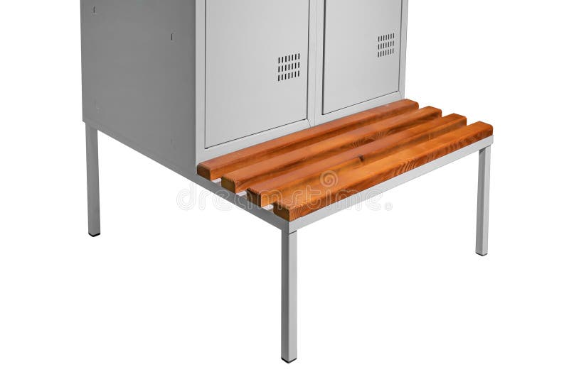 White Lockers for Locker Room. Change Room Metal Box Stock Image ...