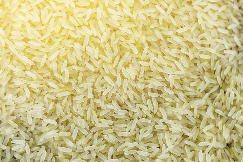 White Long Grain Peeled Rice, in Bulk, Macro Stock Photo - Image of ...