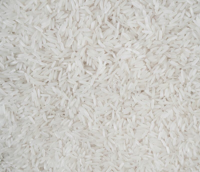 White Long Raw Rice Background Stock Image - Image of asian, texture ...