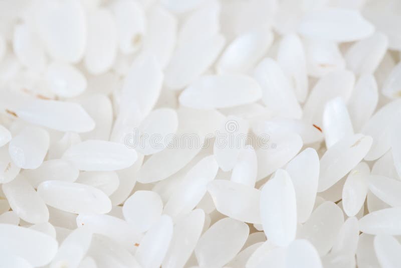 White Long Rice Close Up Background, Uncooked Raw Cereals, Macro Stock ...