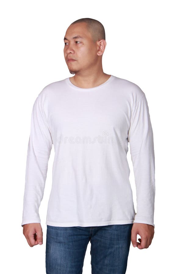 White Long Sleeved Shirt Design Template Stock Image - Image of color ... White Long Sleeved Shirt Design Template Stock Image - Image of color ...