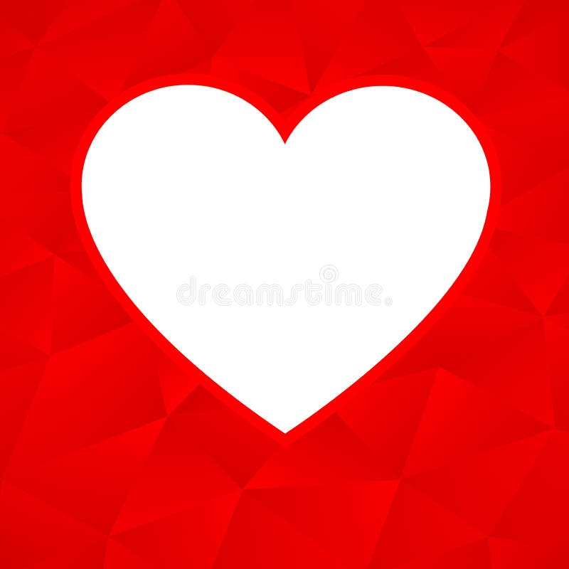 White love heart stock vector. Illustration of abstract - 91458617