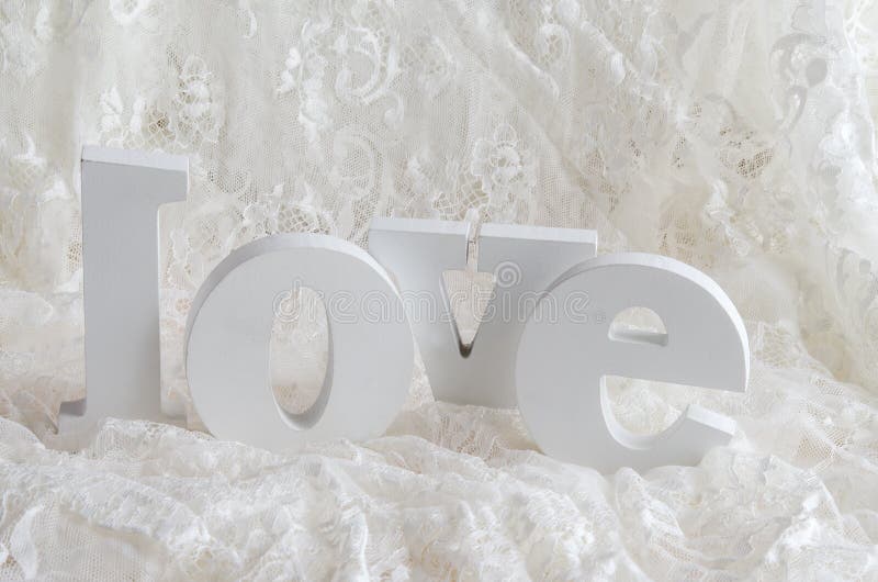 White LOVE letters stock image. Image of decorative, valentine - 64291989