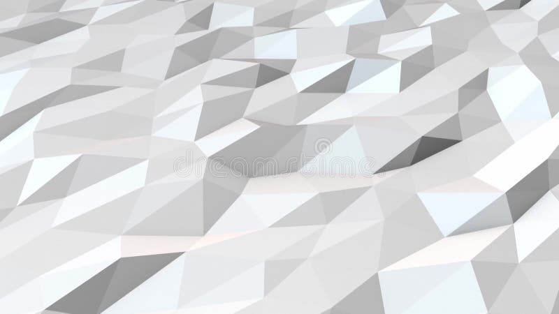 White Low Poly Background Loop Stock Video - Video of shape, motion ...