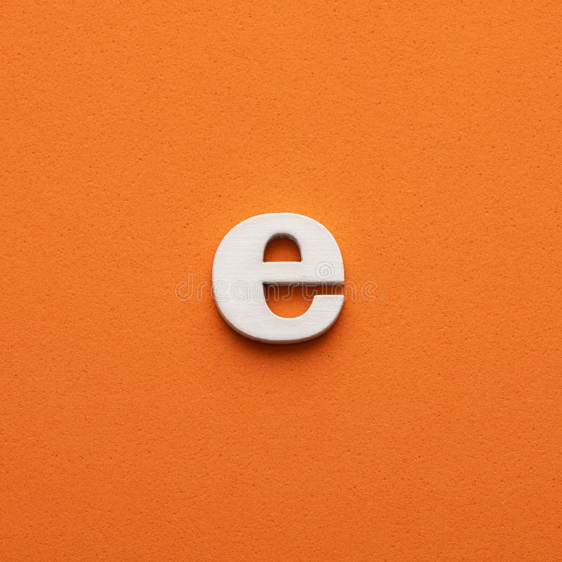 Lowercase E Stock Photos - Free & Royalty-Free Stock Photos from Dreamstime