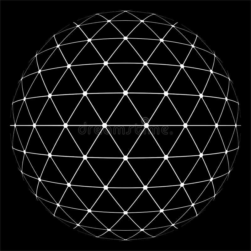 White Lowpoly Sphere Stock Illustrations – 489 White Lowpoly Sphere ...