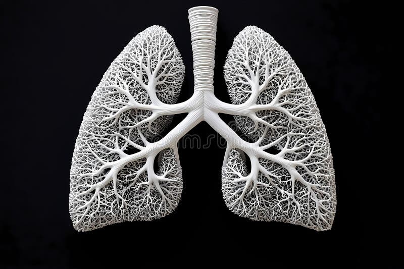 Trachea Bronchial Tree Stock Illustrations – 338 Trachea Bronchial Tree ...