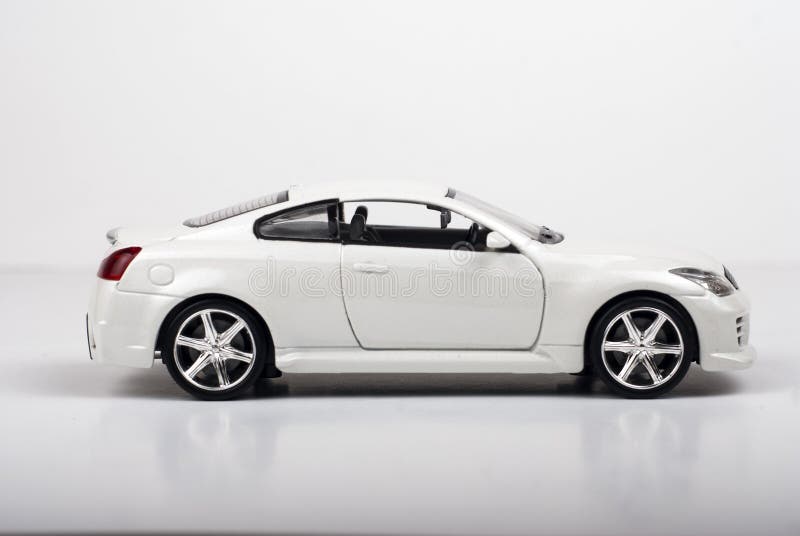 White Luxury Car stock photo. Image of people, isolated - 84826252