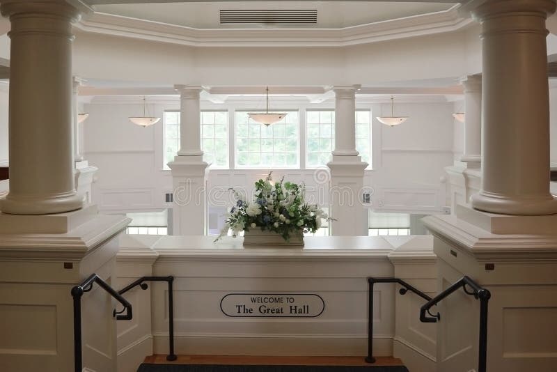 White Luxury Hall Entrance stock image. Image of luxurious - 63576317