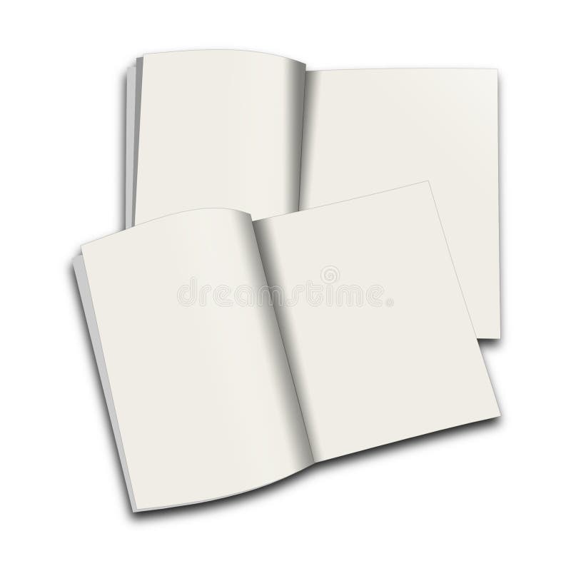 White Magazine Blank Template for Presentation Layouts and Design Stock ...