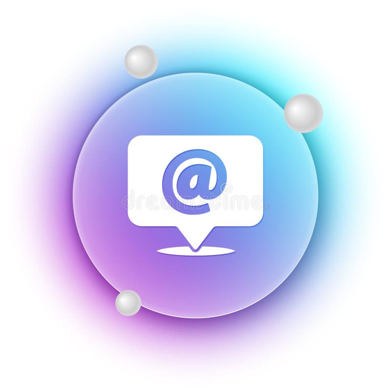 White Mail and E-mail Icon Isolated on White Background. Envelope ...