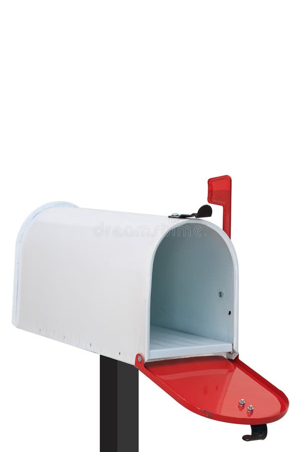 A White Mailbox in the Meadow Stock Photo - Image of white, garden ...