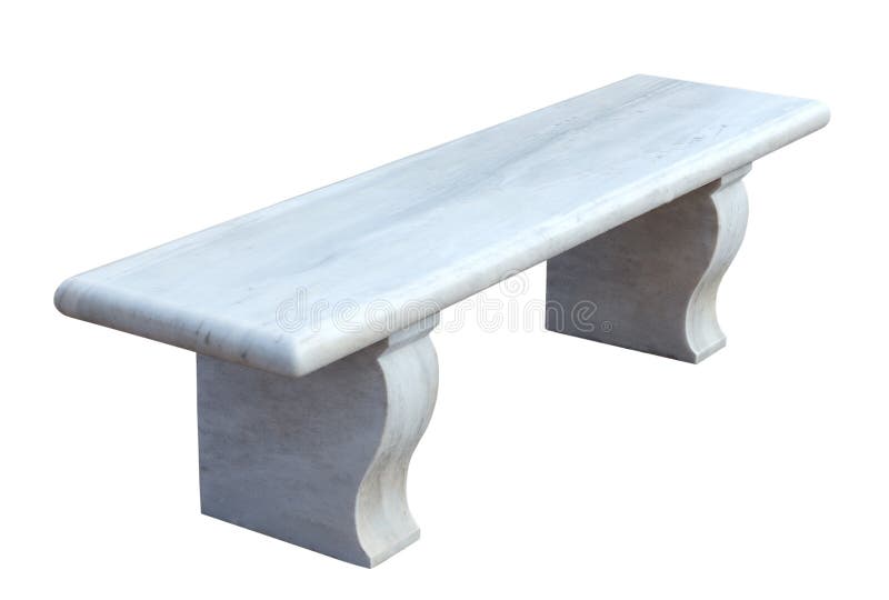 White marble bench stock photo. Image of marble, table - 74886866