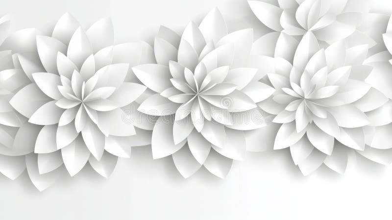 White Marble Flower in 3D Wallpaper: Beautiful Abstract Background ...